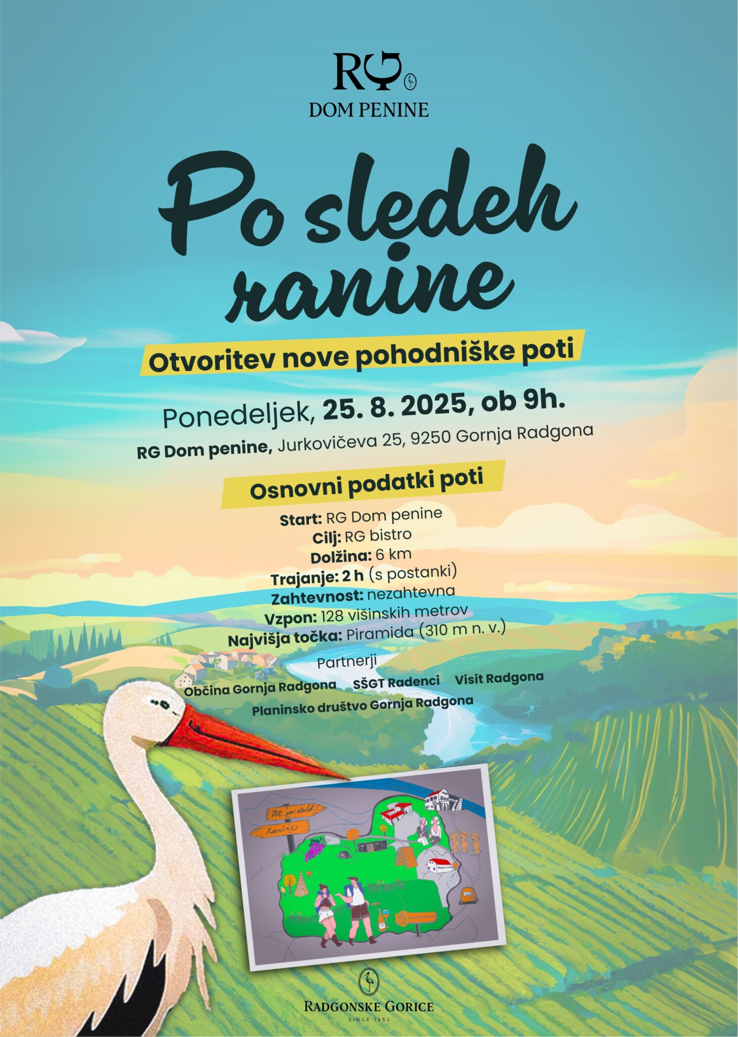 Otvoritev nove pohodniške poti Po sledeh ranine - Visit Radgona